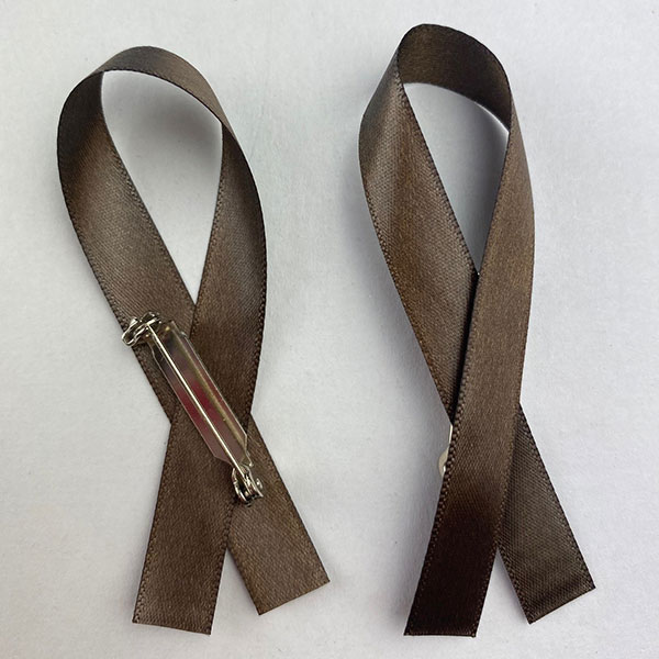 Chocolate Brown Awareness Ribbons - The Ribbon Company