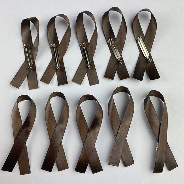 Chocolate Brown Awareness Ribbons - The Ribbon Company