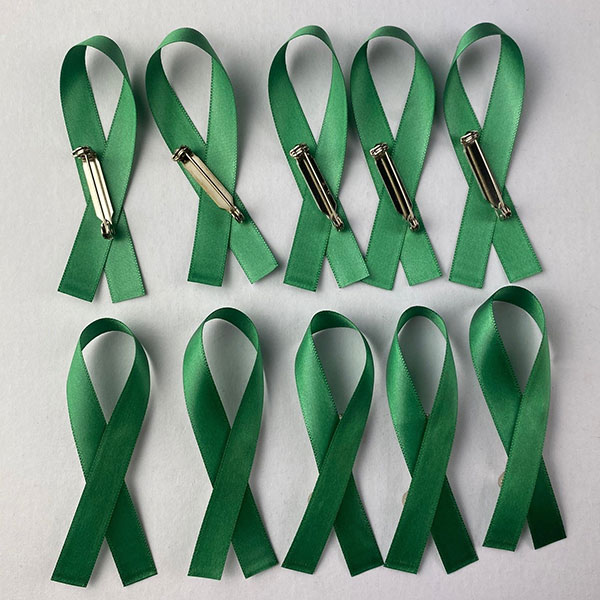 Emerald Green Awareness Ribbons - The Ribbon Company